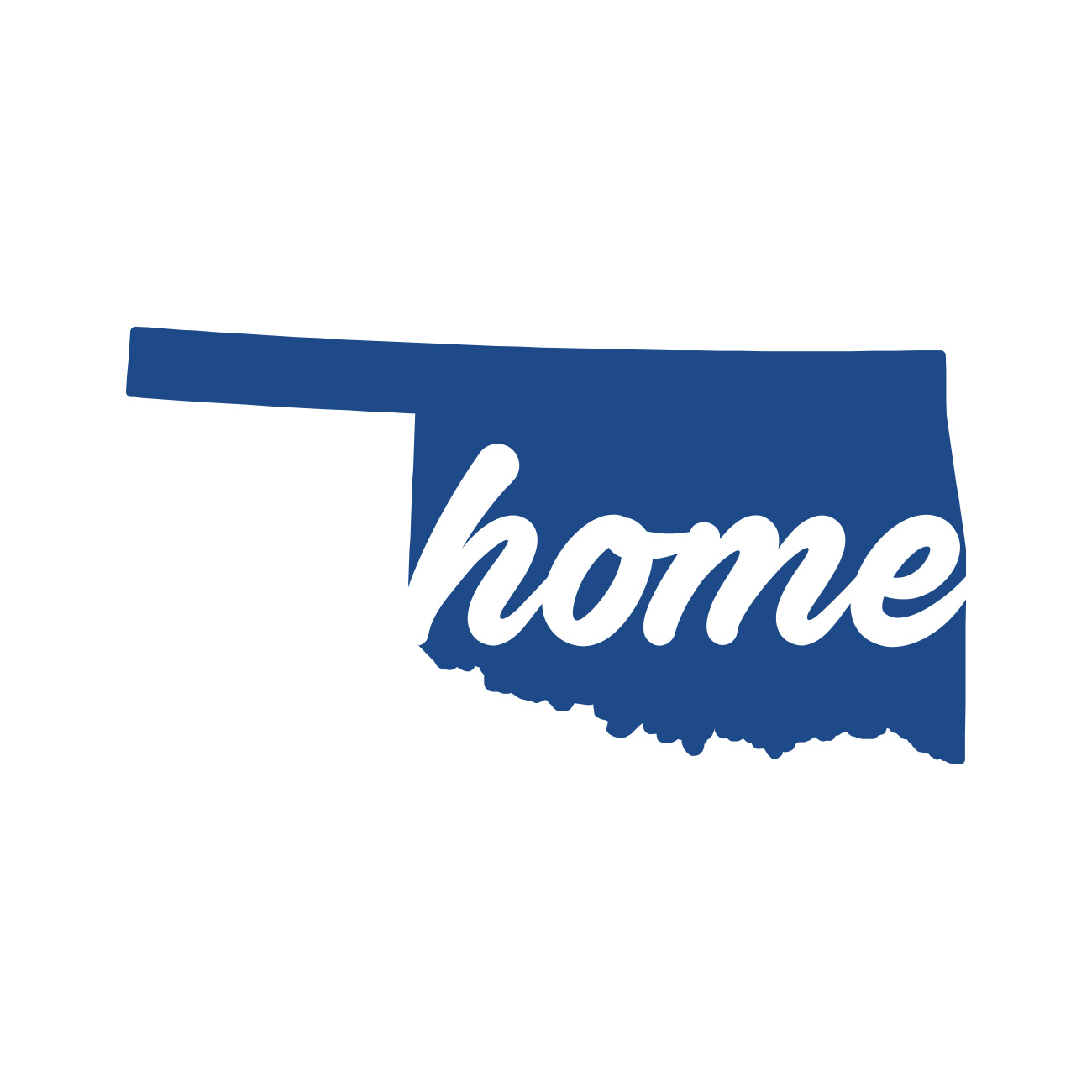 Oklahoma Home Sticker Decal Die Cut - Self Adhesive Vinyl ...