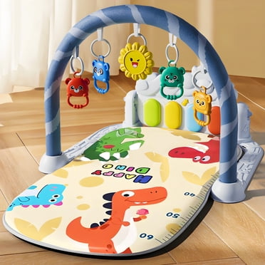 Infantino 2-in-1 Tummy Time & Seated Support Activity Gym for Ages 6-12 ...