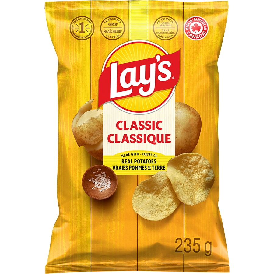 Click here for Lays Classic Potato Chips 235 G prices