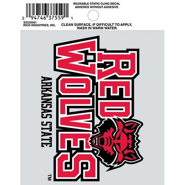 Arkansas State Static Cling 3.5X4.5'' - Walmart.com