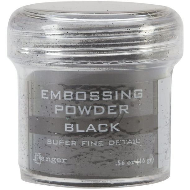 Ranger Embossing Powder-Super Fine Black - Walmart.com