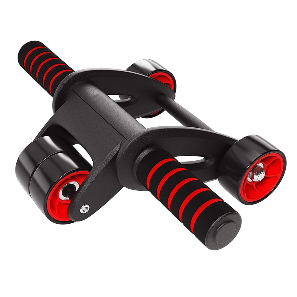 Abdominal Roller Wheel Ab Roller Abdominal Trainer With Thick Knee Pad ...