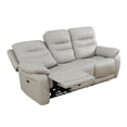 Recliner Sofa, Breathing Power Leather Reclining Sofa Seating Couch ...