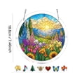 AuroraX Acrylic Puzzle Window Hanging Sunshade Pendant Decor Sun-Proof ...