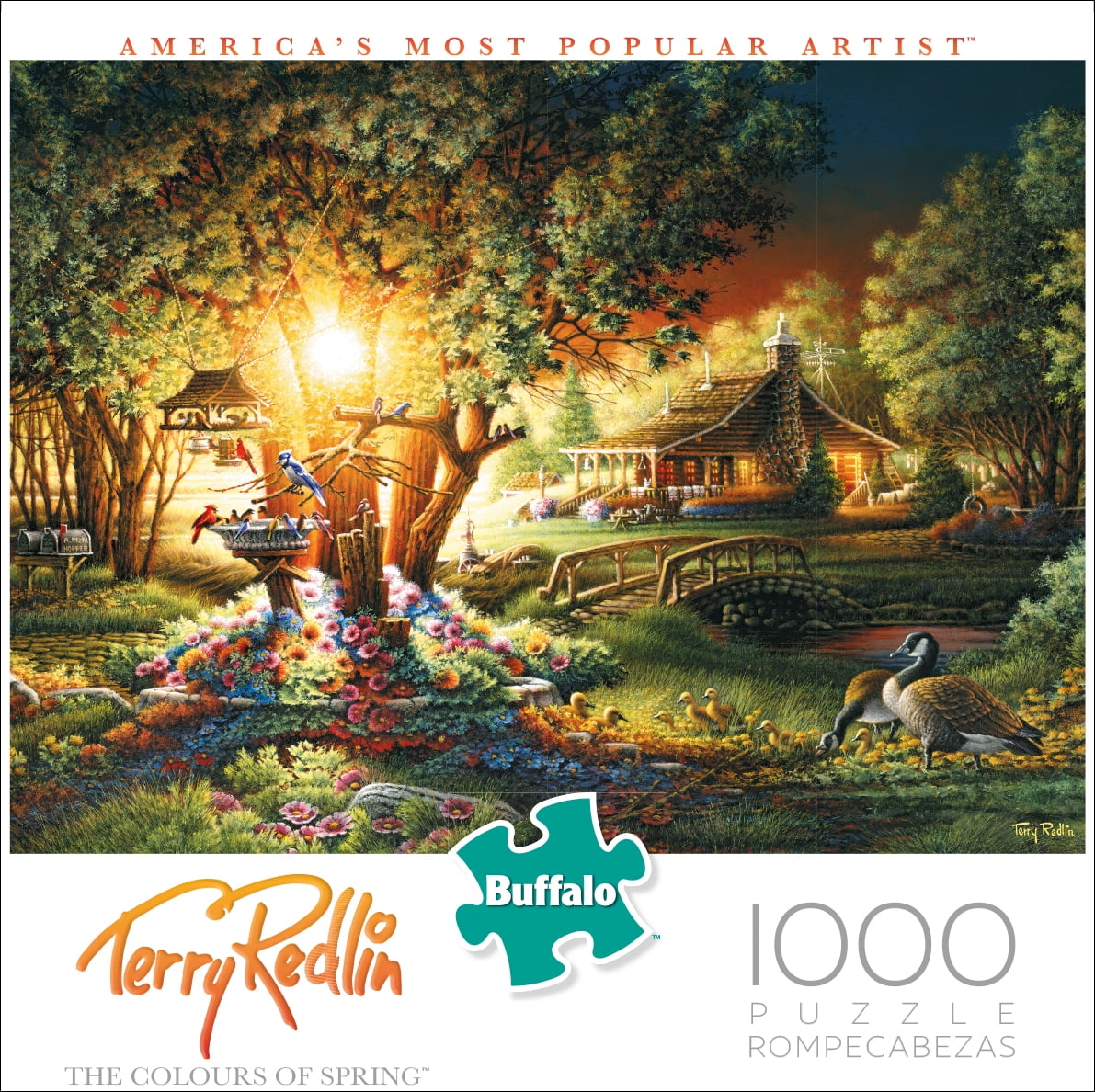 Buy Buffalo Games Terry Redlin - Colours of Spring 1000 Pieces Jigsaw ...