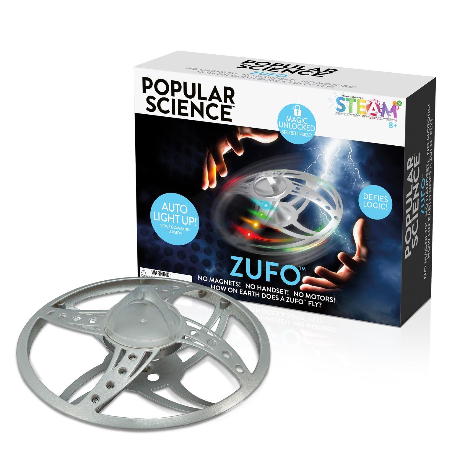 Popular Science ZUFO Hand Soaring Hover Spinner LED Drone STEAM WOW ...