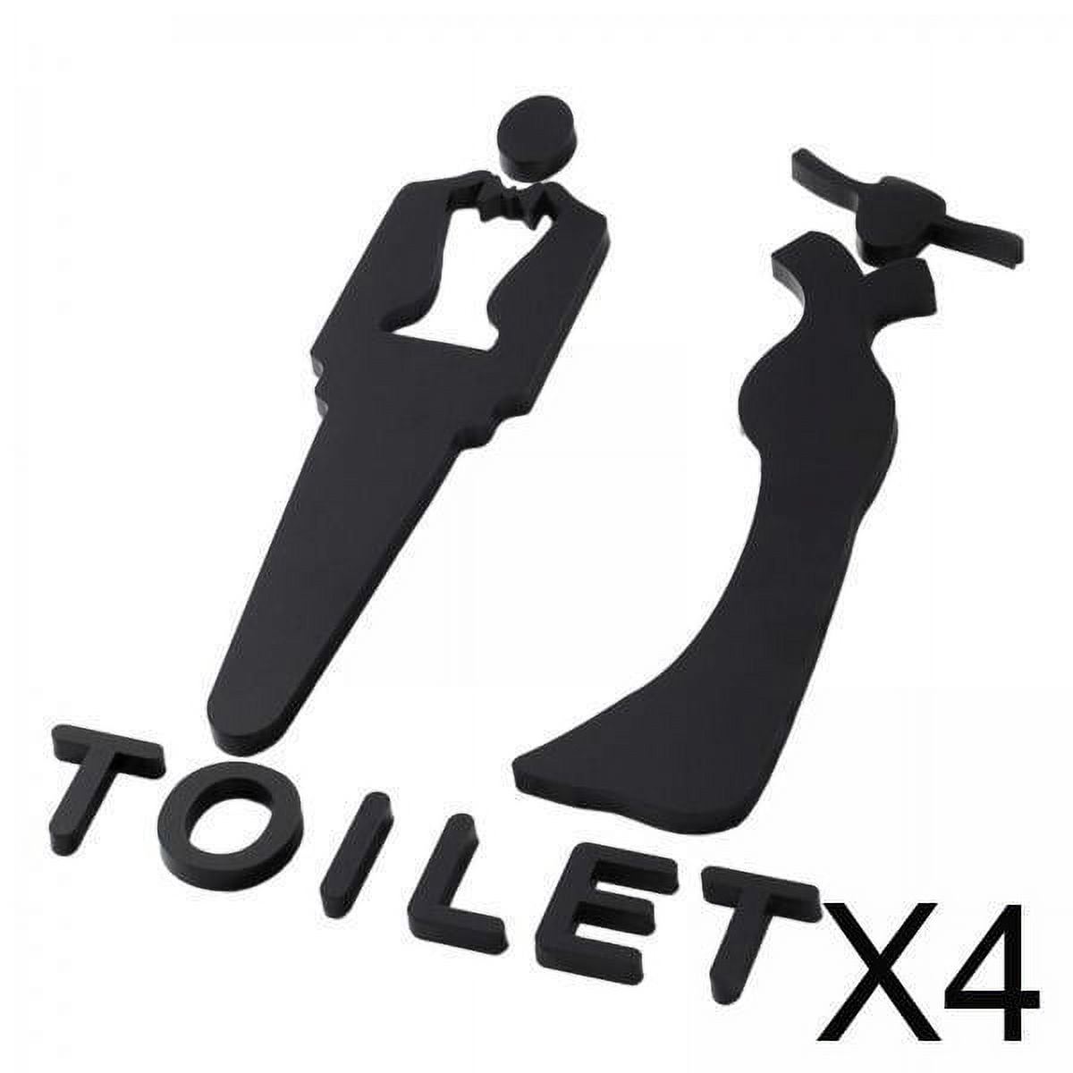 Letrero de inodoro,Letreros de inodoro para hombres y mujeres ...