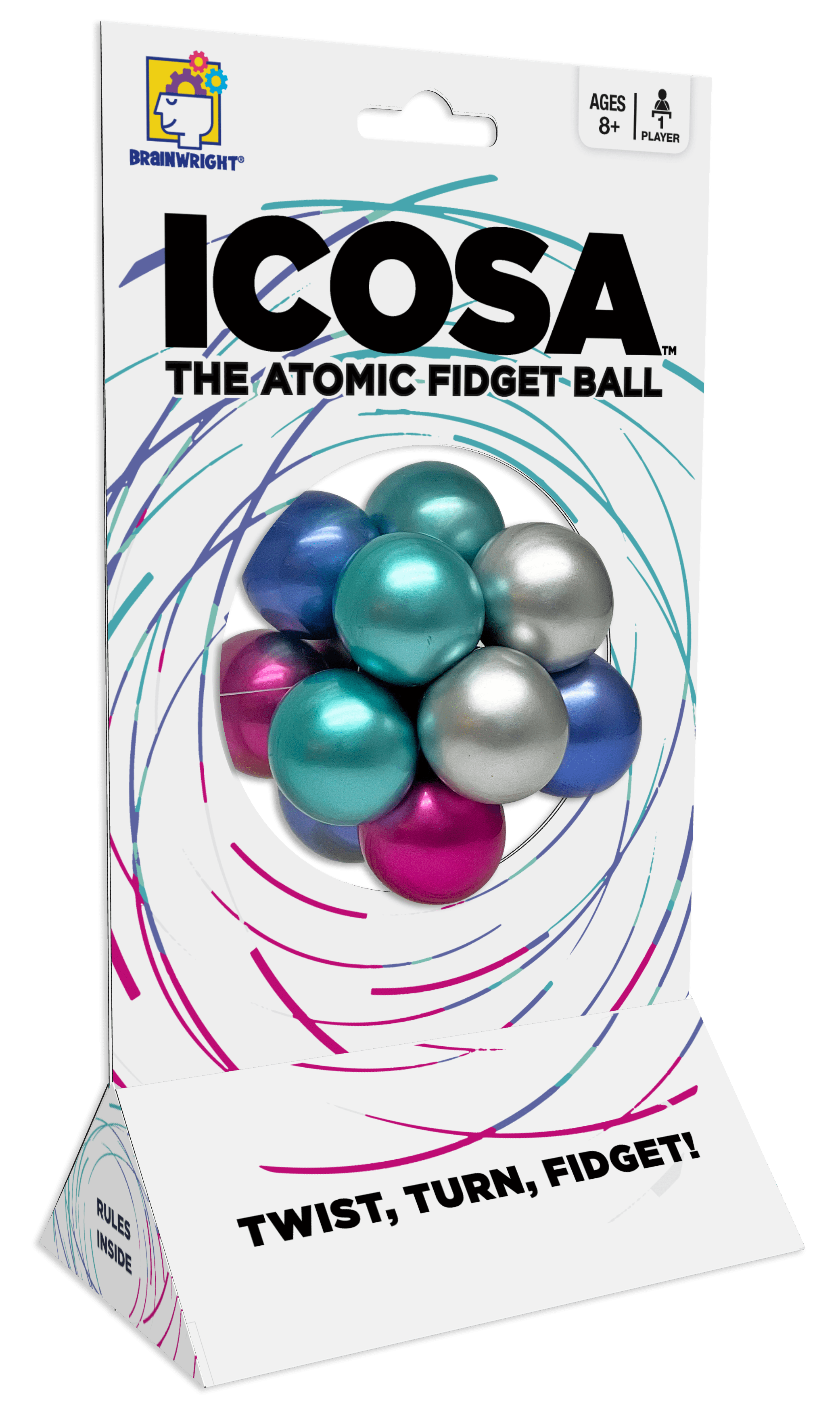 Icosa Ice - Brainwright - The Atomic Fidget Ball, Ages 8+ - Walmart.com