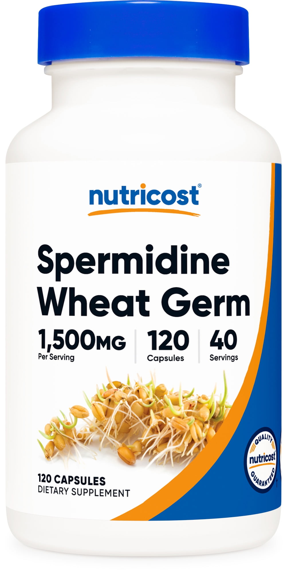 Nutricost Spermidine Wheat Germ Extract Supplement (1500mg) 120 ...