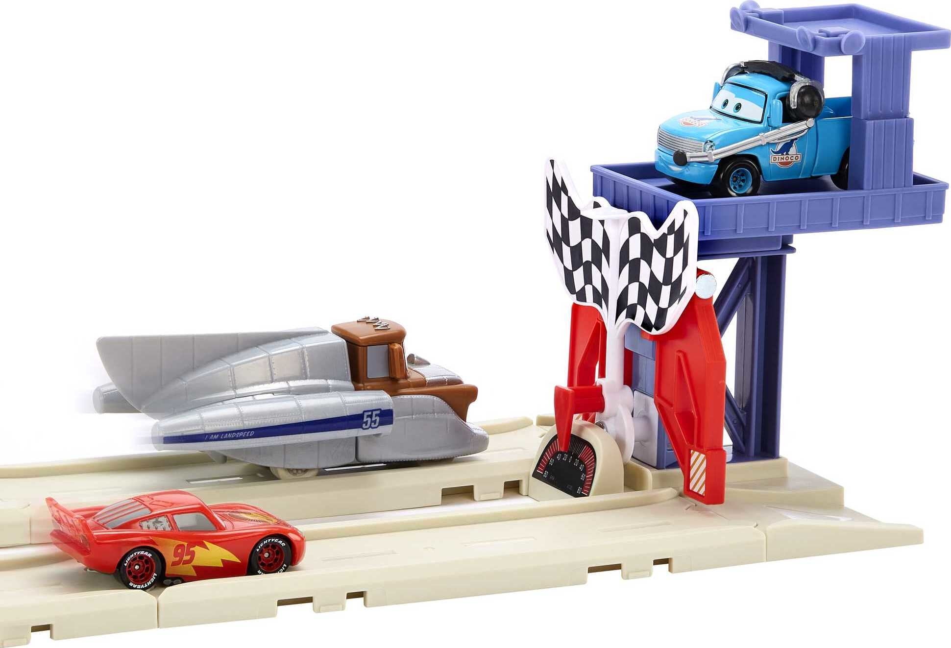 Buy Disney Pixar Cars On The Road Salt Flats Super Speed Playset with 2 ...