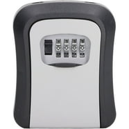 Key Storage Lock Box, Combination Lock Box, Wall Mounted Lock Box Black ...