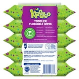 Kandoo Kids Sensitive Flushable Cleansing Wet Wipes, Potty Training Aid ...