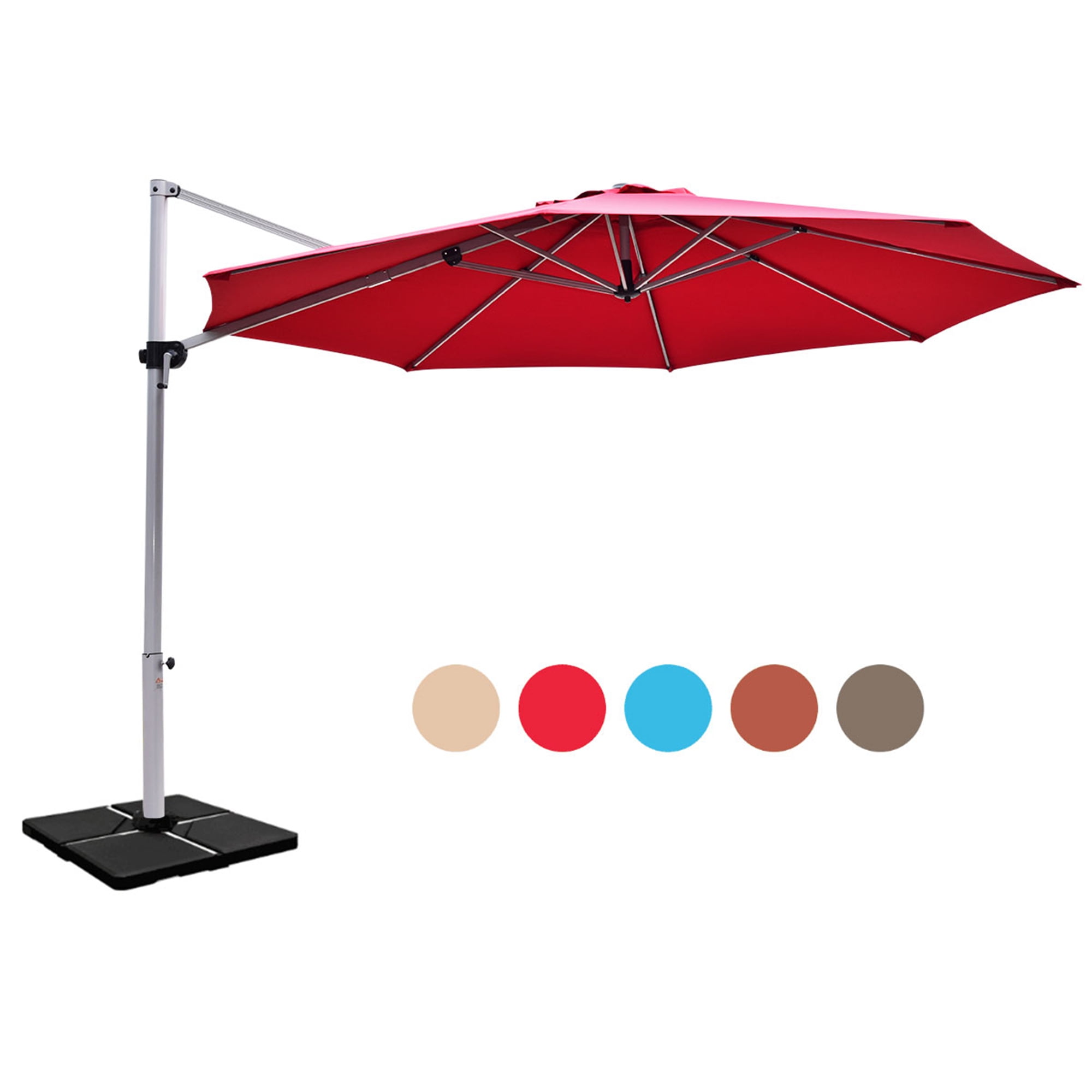 Click here for Gymax 11ft Patio Offset Hanging Cantilever Umbrell... prices