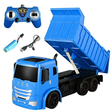 Bingirl Super Power RC Car Tipper Dump Truck Model Remote Control Alloy ...