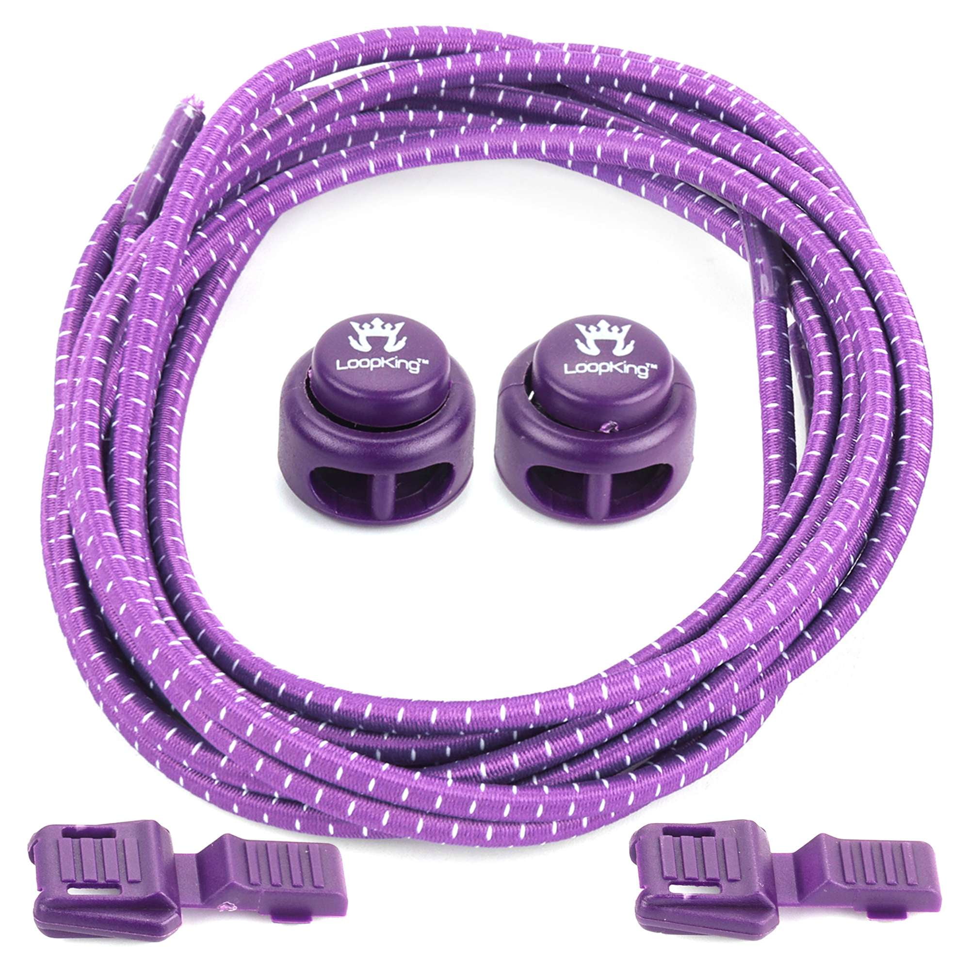 Loop King Laces Elastic Shoe Laces Tieless for Men Women Kids, 1 Pair ...