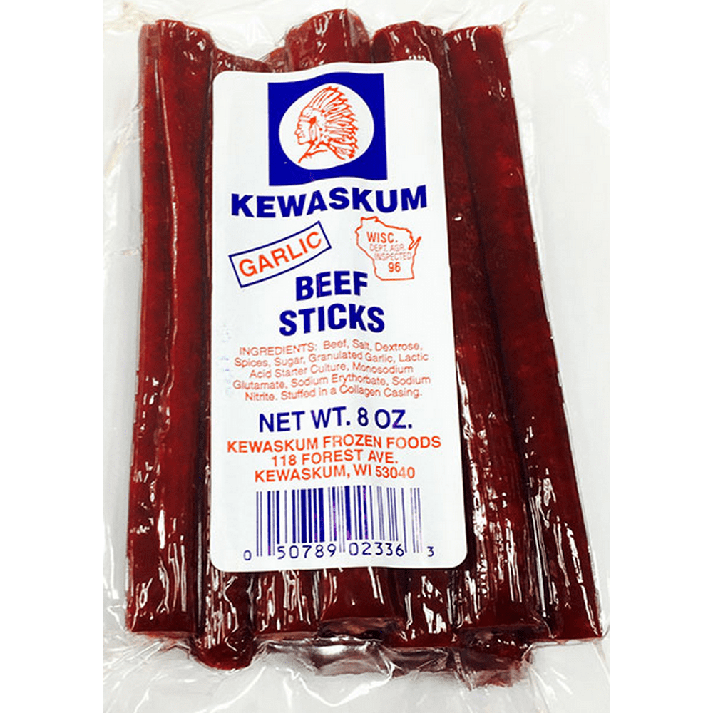Beef Sticks, with Garlic (Kewaskum) 8 oz - Walmart.com - Walmart.com
