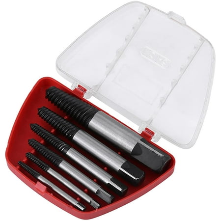 6pcs 4-25mm Stud Extractor Set Screw Extractor for Damaged Bolts or ...