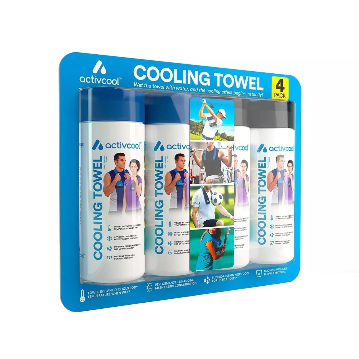 Activcool Cooling Towel - 4 pack - Walmart.com