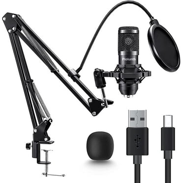 USB Streaming Podcast Microphone Kit,Professional 192KHZ/24Bit Studio ...