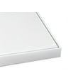 Stackable White Plastic Utility Tray Half Size 1" H - Walmart.com