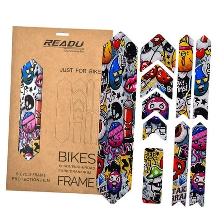 Scratch-resistant Stickers Mountain Bike Chain Guard Frame Protection ...