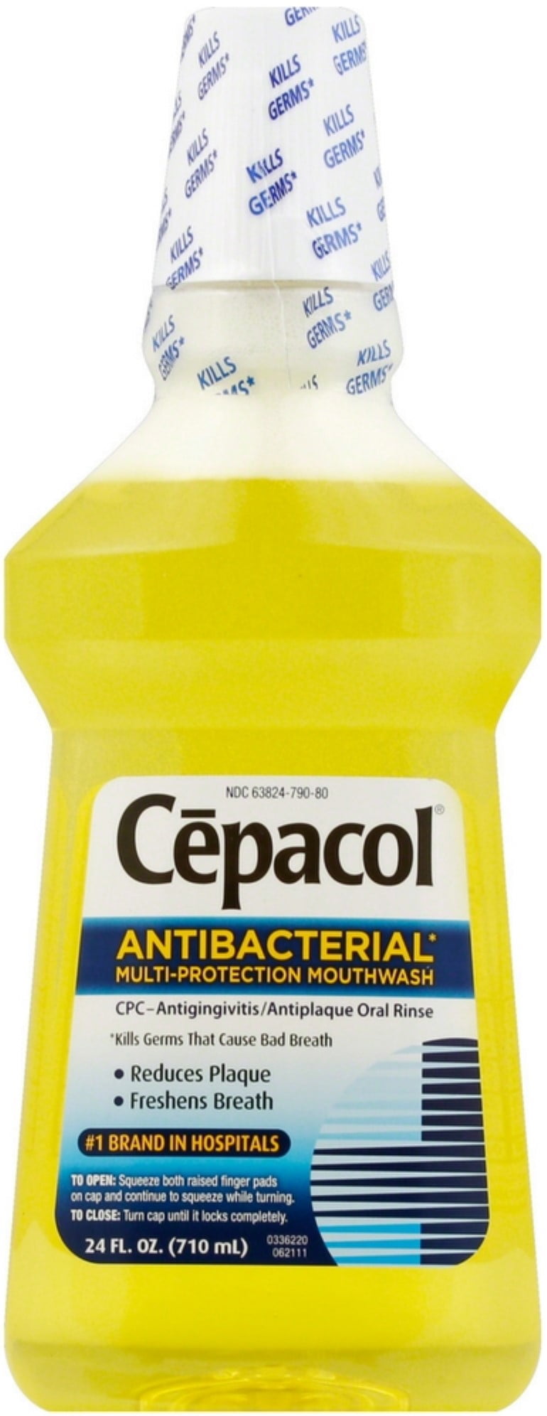Cepacol Antibacterial Multi-Protection Mouthwash 24 oz (Pack of 3 ...