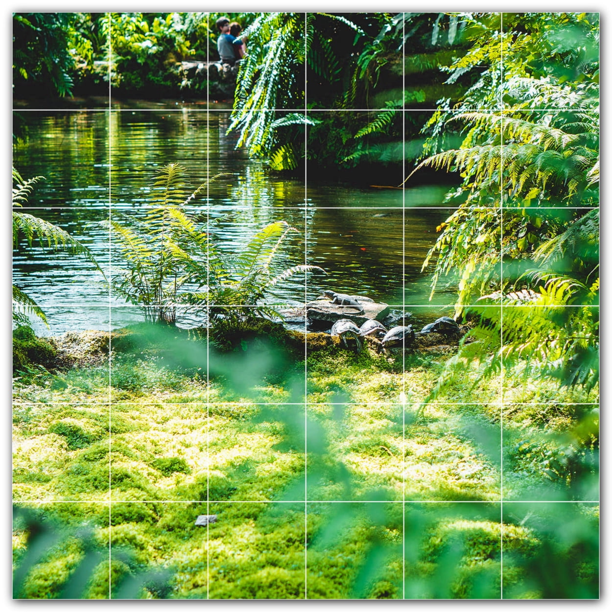 Picture-Tiles.com: River Ceramic Tile Wall Mural WAL500906-66XL. 72"W x ...