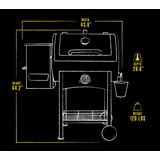 Pit Boss 700 Classic Wood Fired Pellet Grill with Flamebroiler ...