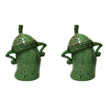 Creative Co-Op Modern Marble Canister with Wood Lid, Natural - Walmart.com