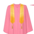 Ahabrexf Graduation Cap and Gown 4-Pc Set with Stole & Cord Long Sleeve ...
