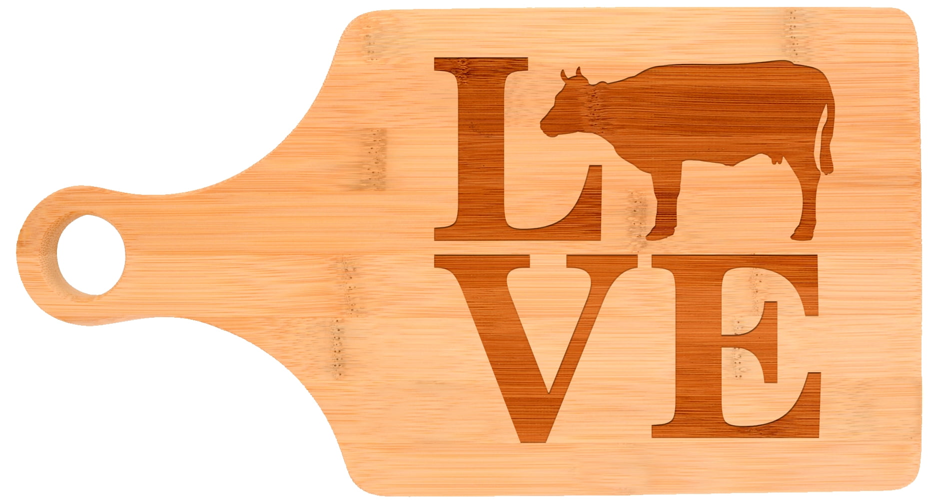 ThisWear Love Beef Cow Cattle Grilling Kitchen Decor Farm Farmer Paddle ...