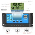 MIUBAGIAL 10/20a LCD Solar Panel Battery Regulator Charge Controller ...