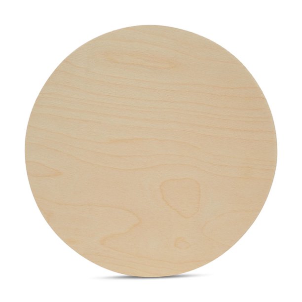 Wood Circles 18 inch, 1/4 Inch Thick, Birch Plywood Discs, Pack of 25 ...