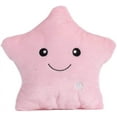 TiokMc Star Shaped Plush Throw Pillow with LED Night Light, Soft ...