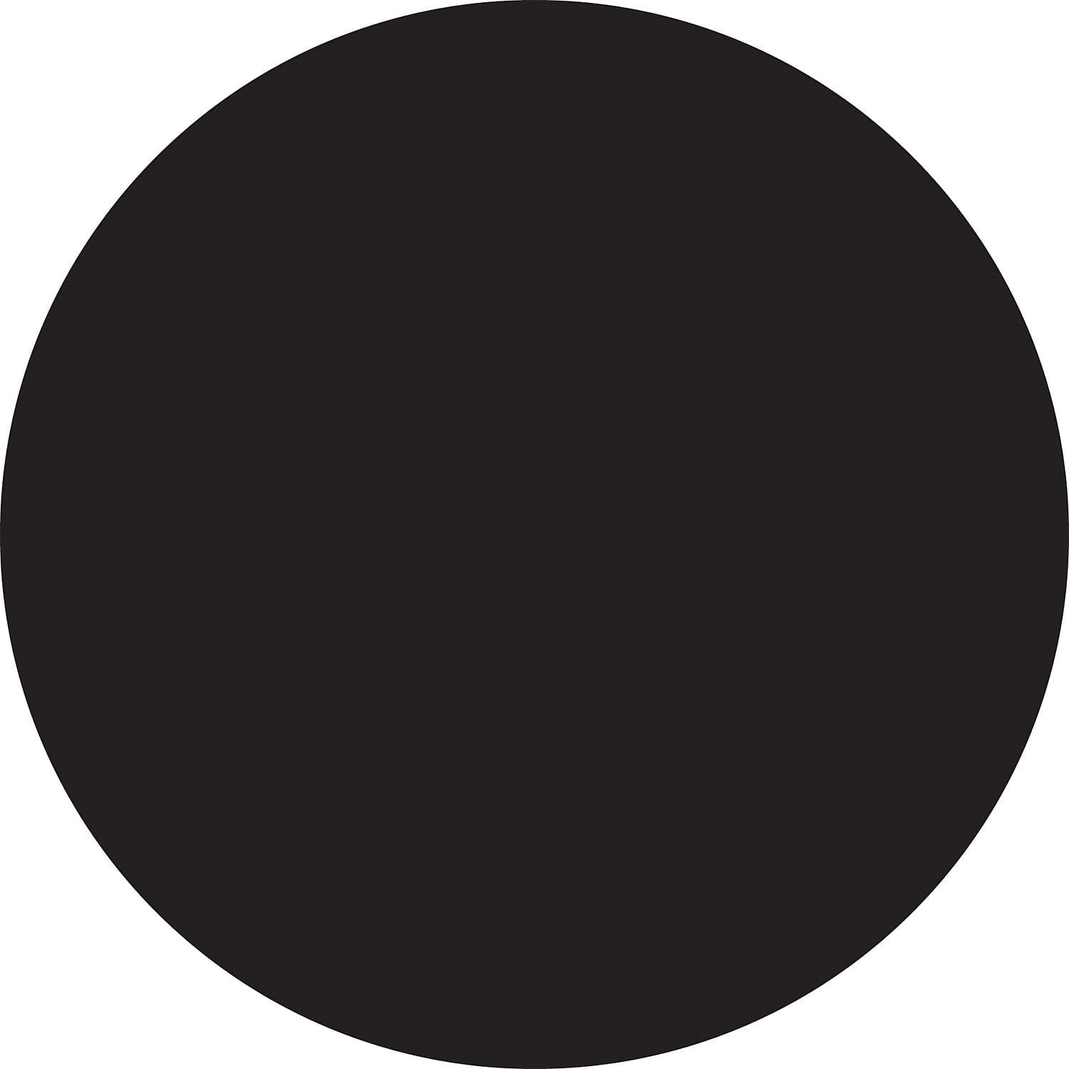 Tape Logic Inventory Circle Labels 3" Black 500/Roll DL614F - Walmart.com