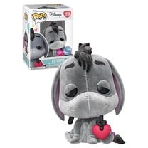 Funko, Collectible Vinyl Figure, Eeyore (Flocked), holds heart charm ...