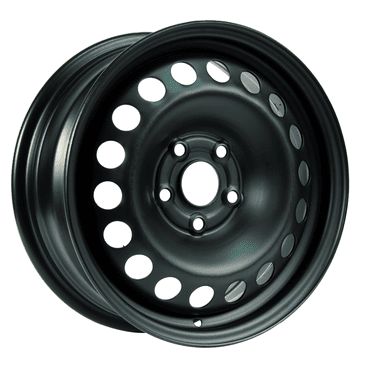 RTX Steel Wheel 14x5.5 4x100 Offset 45mm Black - Walmart.com