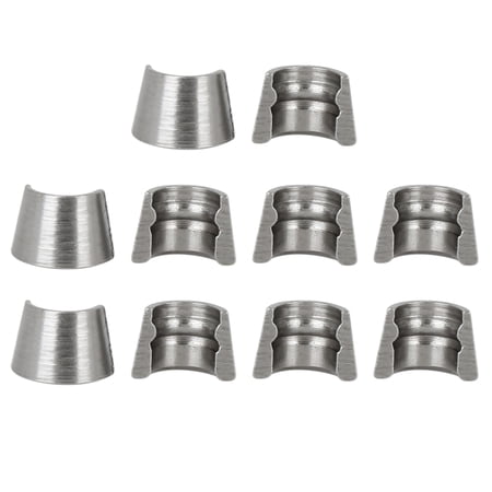 10pcs 8mm Valve Stem Diameter Hardened Valve Keeper Locks Steel Race ...