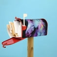 Lsque Rainbow Spotted White Horse Mailbox Cover Standard Size ,Magnetic ...