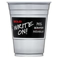 Solo 'Write on' Disposable Plastic Cups, Printed, 18oz, 22 Count ...