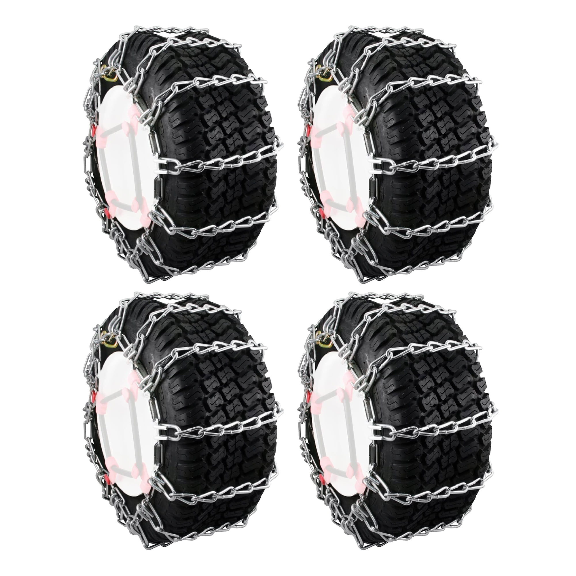Security Chain Max Track Snow Blower & Lawn Tractor Tire Chains, 8 Pack ...