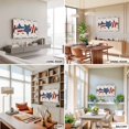 4th of July Elastic Indoor TV Cover 75" Dust Protector,Stretch Fabric ...