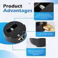 Puck Locks for Trailers Keyed Alike Hidden Shackle Padlocks Heavy Duty ...