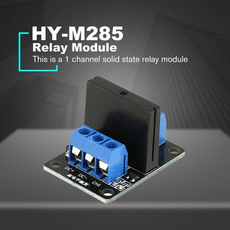 1 Way Solid State Relay Module Board DC 5V High Level Trigger SSR for ...