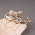 Brass Mouse Figurine, Small Statue House Sculptures, Animal Ornament ...