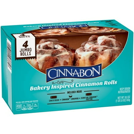 Pillsbury Cinnabon Bakery Inspired Cinnamon Rolls, 19.5 Oz. - Walmart.com