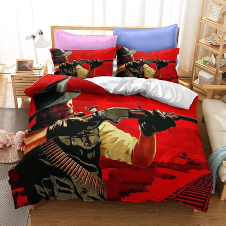Red Dead Redemption Series Bedding Three-piece Home Textile Set ...