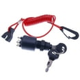 Replacement Johnson Evinrude Key Switch w/Lanyard 5005801 Push to Choke ...