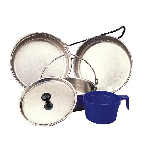 Rothco 5 Piece Stainless Steel Mess Kit - Walmart.com