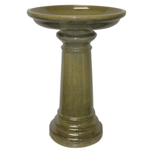 World Source Partners Ceramic Birdbath - Walmart.com